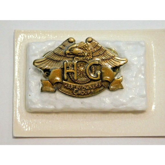 Harley-Davidson | Accessories | Harley Davidson Owners Group 983 Hog Eagle Vest Jacket Brass ...